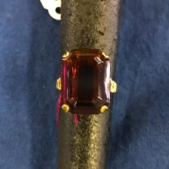 Vintage | Jewelry | Vintage Avon Faux Garnet In Goldplated Ring | Poshmark